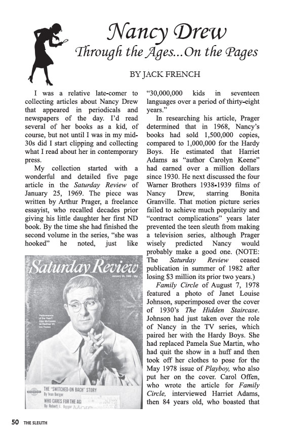 The Sleuth...a Nancy Drew Sleuths Publication
